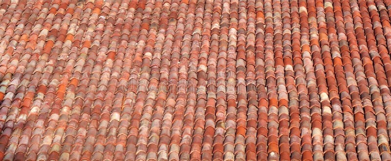 Tiled Roof Top View for Natural Background Stock Photo - Image of ...
