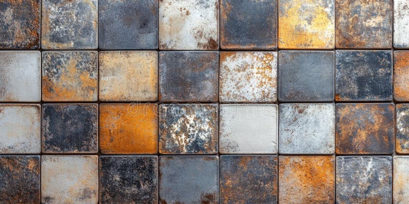 Tiled Surface with Rust Close Up Stock Photo - Image of tile, historic ...