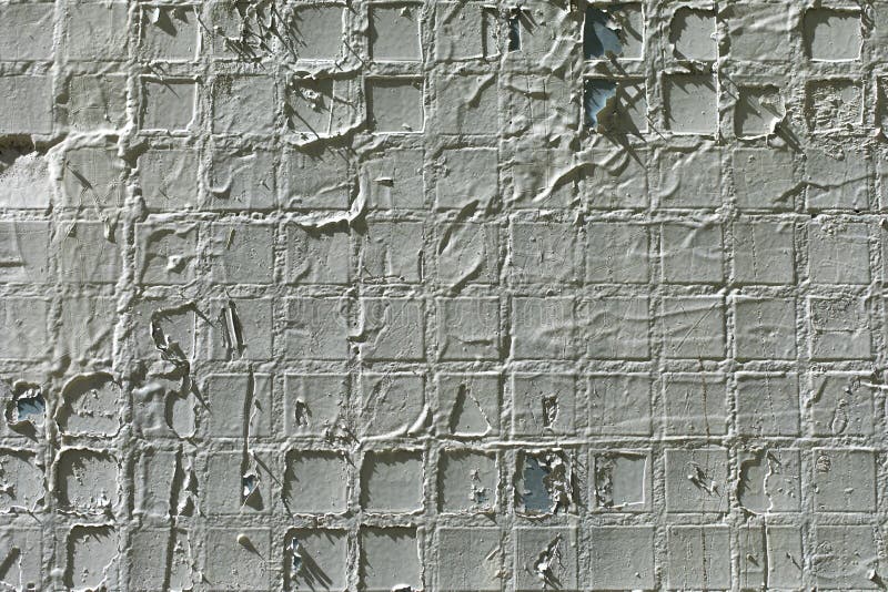 Tiled Texture Under a Layer of White Paint Stock Image - Image of gray ...