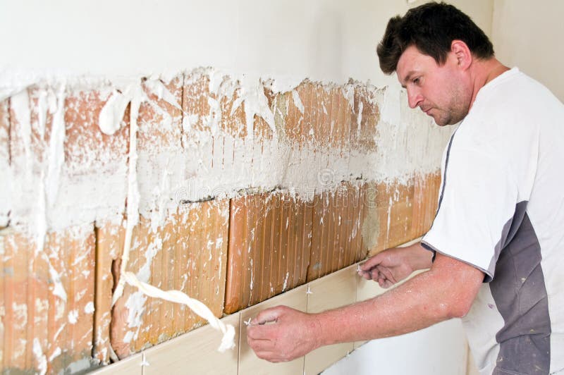 Tiler stock image. Image of manual, close, connect, joint - 12085771