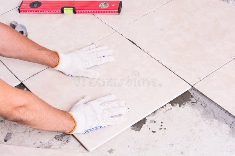 Tiler stock photo. Image of occupation, manual, detail - 58492070