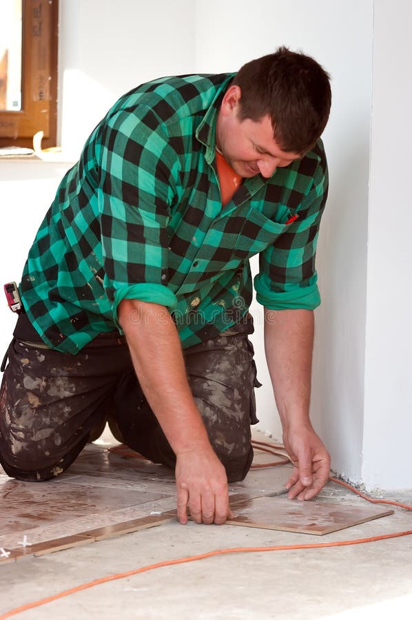 Tiler stock photo. Image of work, labour, contractor - 15567128