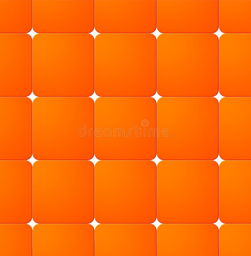 Tiles Background with Red Orange Color Stock Illustration ...