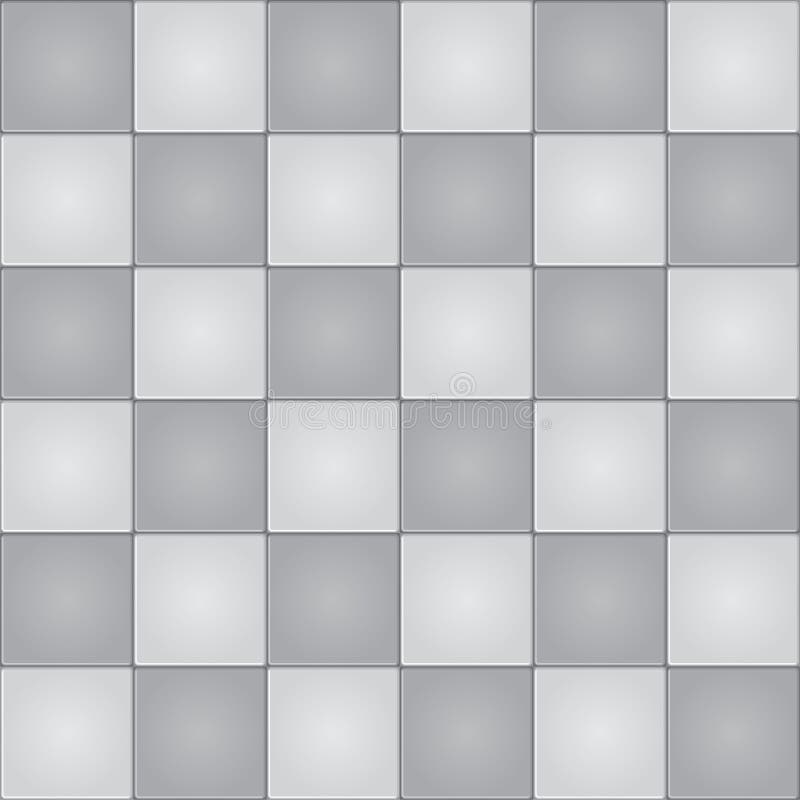 Seamless Texture Made of White Square Tiles Stock Illustration ...