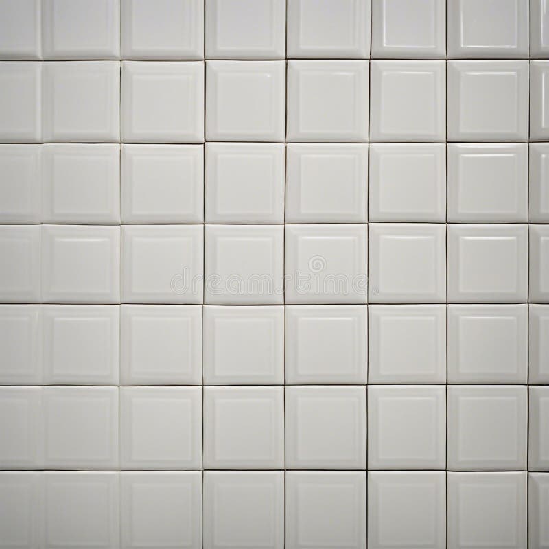 Tiles Background White Ceramic Tile Background with a Subtle and ...