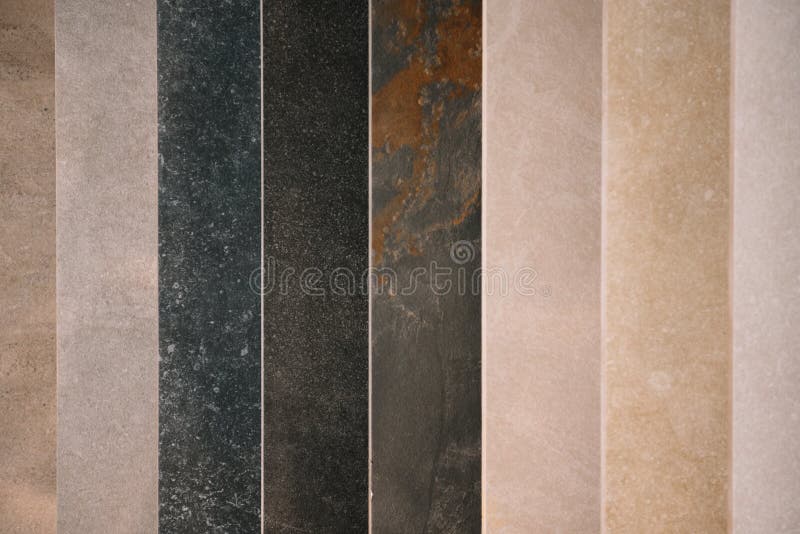 Tiles in Different Colors. Ceramic Tile Shop Stock Photo - Image of ...