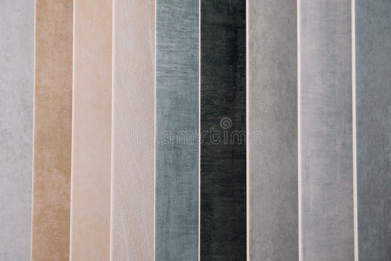 Tiles in Different Colors. Ceramic Tile Shop Stock Image - Image of ...