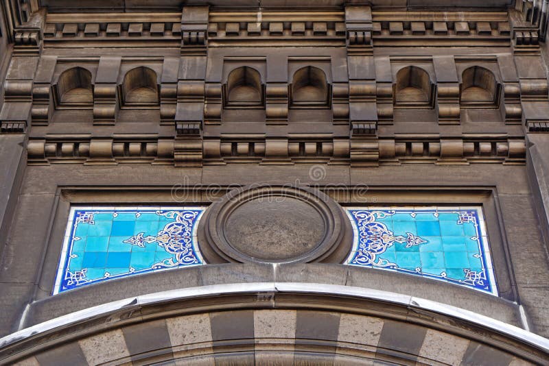 Tiles facade Istanbul stock image. Image of facade, istanbul - 267844315