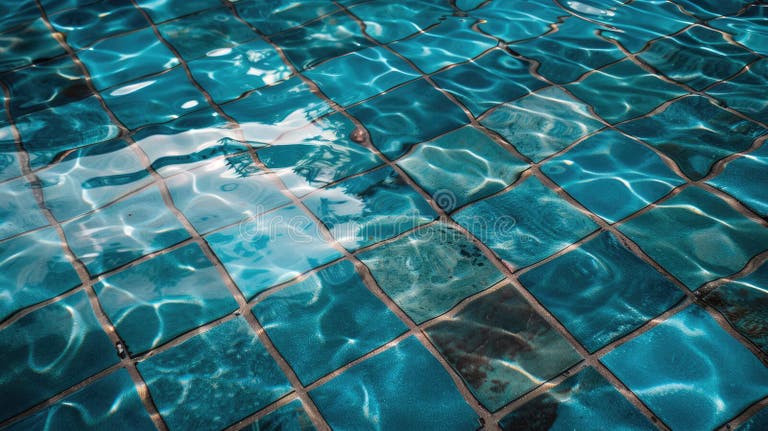 Tiles for Facing the Pool. Ceramic Tiles. Texture for Facing Walls of ...