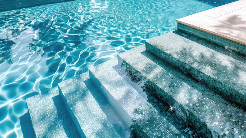 Tiles for Facing the Pool. Ceramic Tiles. Texture for Facing Walls of ...