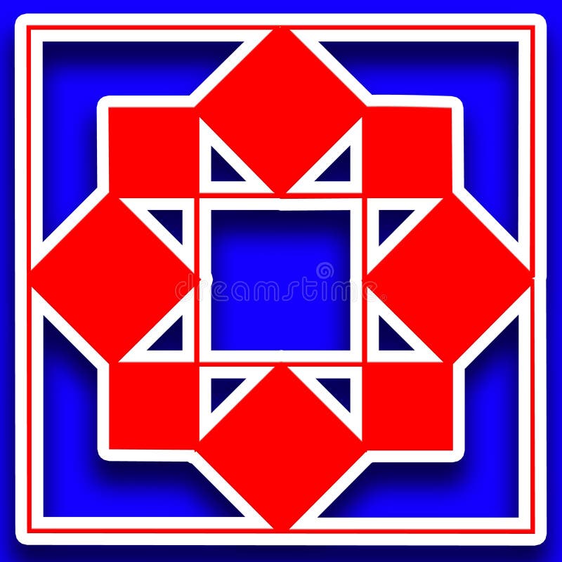 Tiles Floral-(set-4) Abstract Tile Design with Shadow Effect Suitable ...