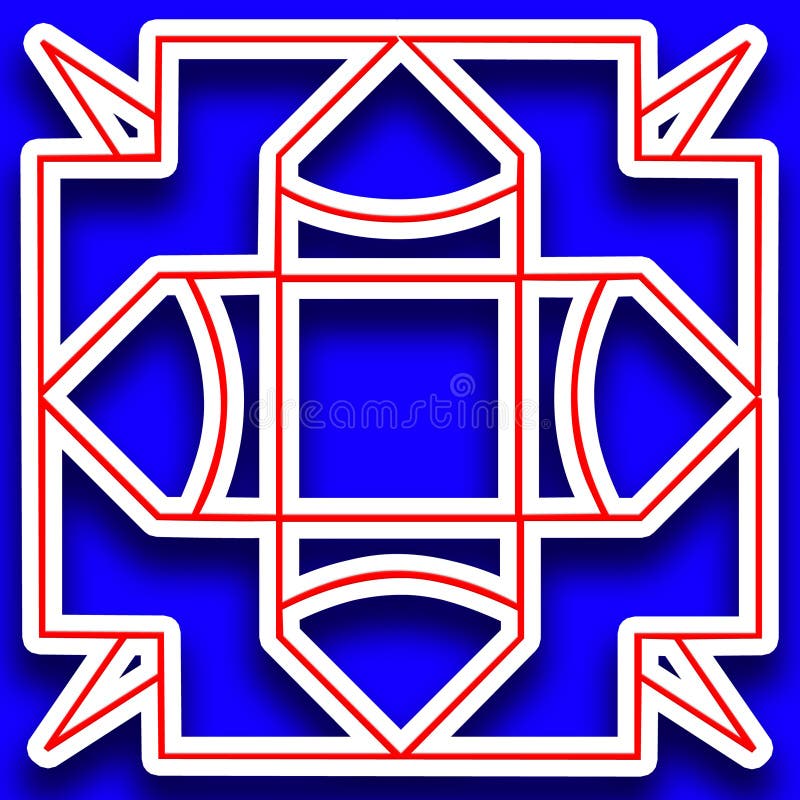 Tiles Floral-(set-4) Abstract Tile Design with Shadow Effect Suitable ...