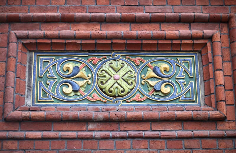 Tiles with floral patterns stock photo. Image of pattern - 31026020