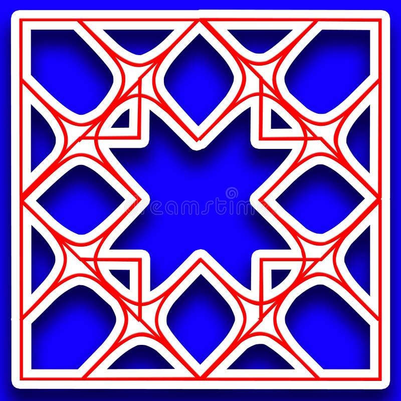 Tiles Floral-(set-4) Abstract Tile Design with Shadow Effect Suitable ...