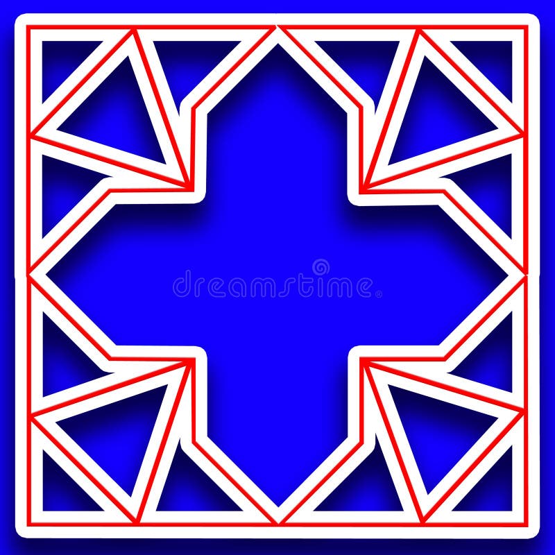 Tiles Floral-(set-4) Abstract Tile Design with Shadow Effect Suitable ...