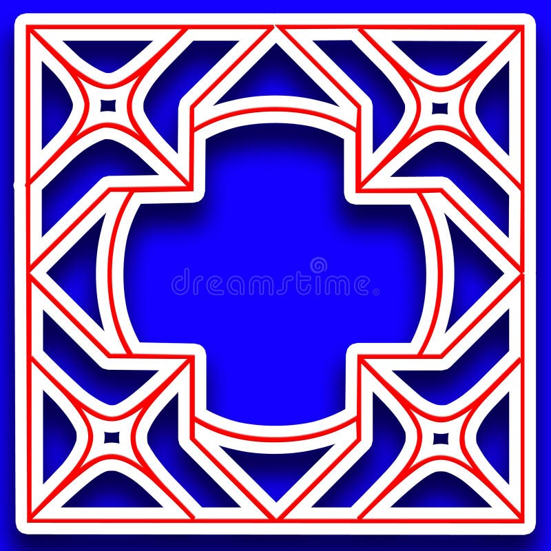 Tiles Floral-(set-4) Abstract Tile Design with Shadow Effect Suitable ...