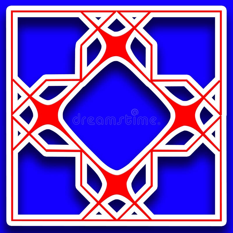 Tiles Floral-(set-4) Abstract Tile Design with Shadow Effect Suitable ...