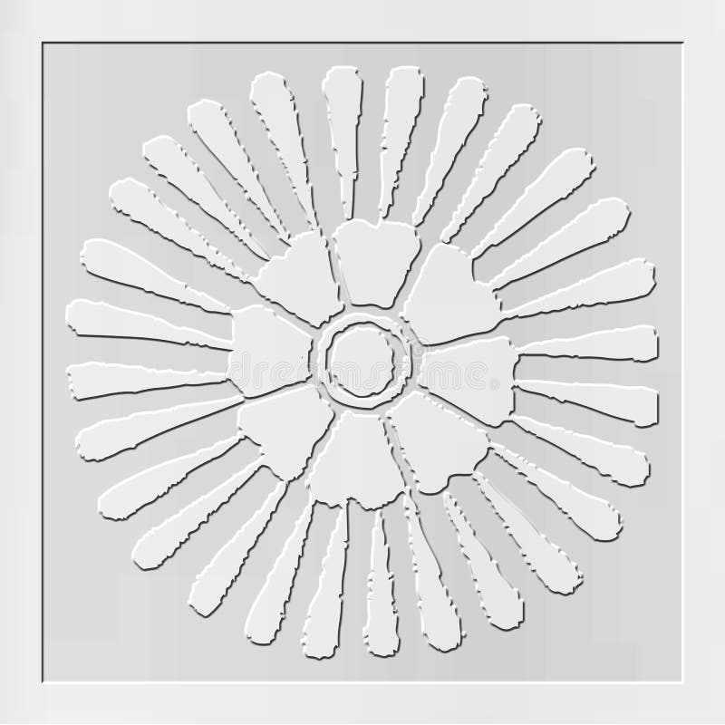 Tiles Floral-set-1 Decorative Tile Design Snow Flake Floral Elements ...