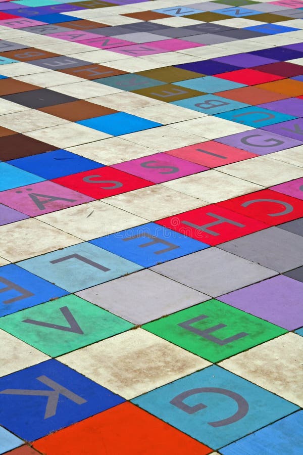 Tiles with letters stock image. Image of educate, type - 2907787