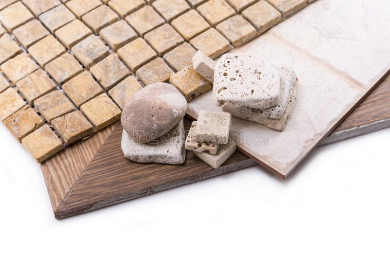 Tiles Made of Natural Materials Stock Photo - Image of domestic ...