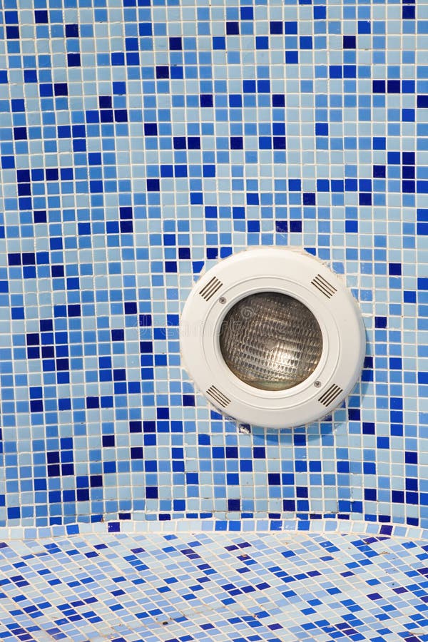 Tiles and Round Light in Empty Pool Stock Image - Image of symbol ...