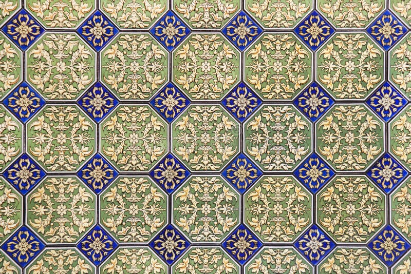 Tiles stock image. Image of spanish, glazed, pattern - 43020949