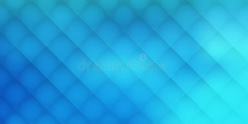 Tiles of Translucent Glowing Squares Colored in Shades of Blue ...