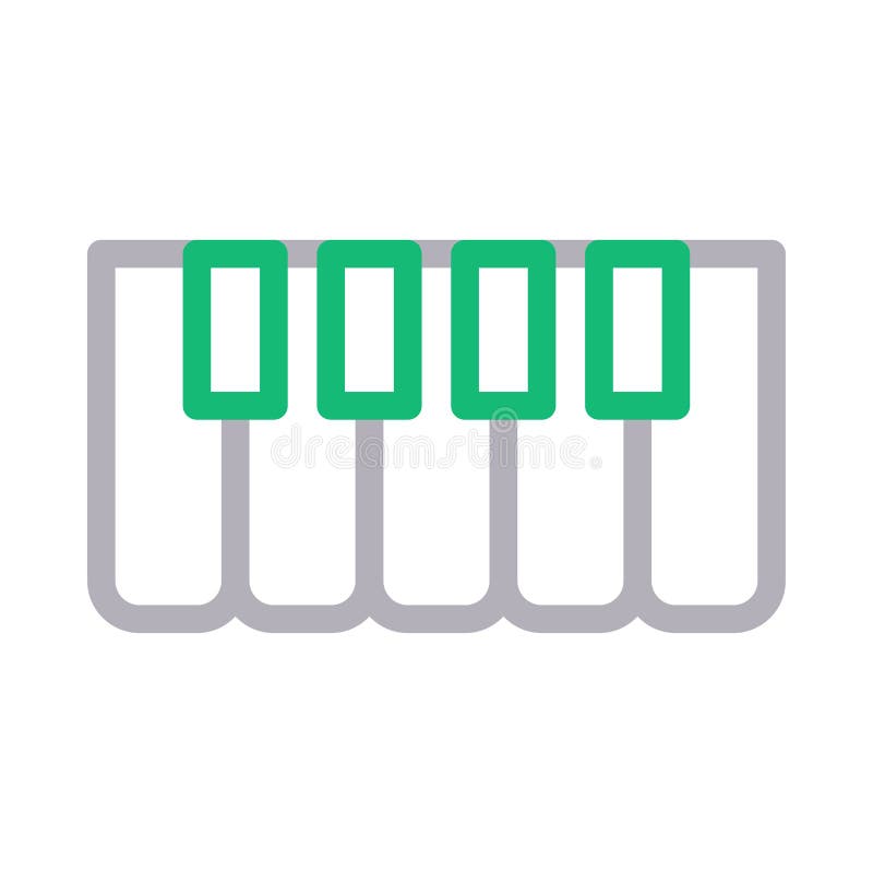 Tiles Vector Color Line Icon Stock Vector - Illustration of design ...