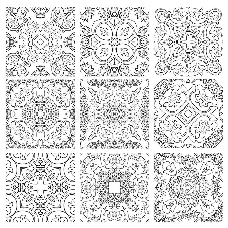 Wizard Star and Element Pattern Stock Vector - Illustration of splatter ...