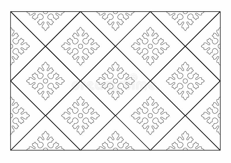 Tiling pattern stock vector. Illustration of ground - 113028750