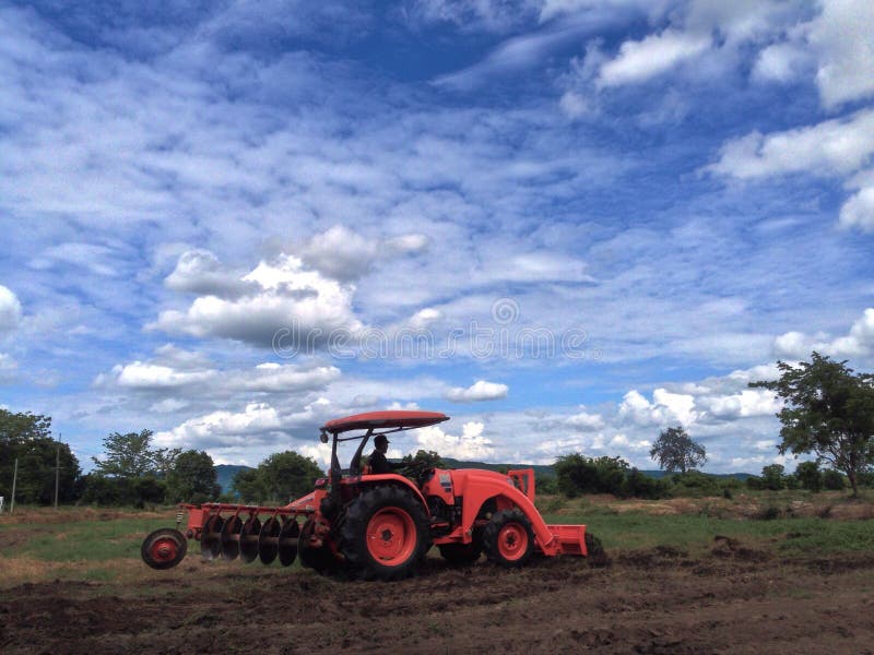Tillage stock image. Image of agriculture, tractor, tilling - 42637519