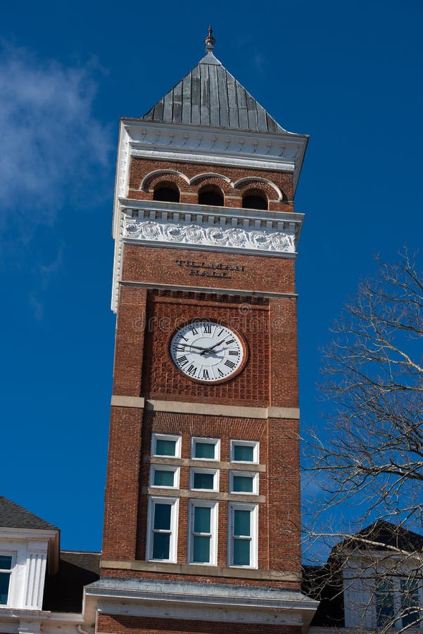 Tillman Hall Clock Tower stock image. Image of bell, tower - 36453615