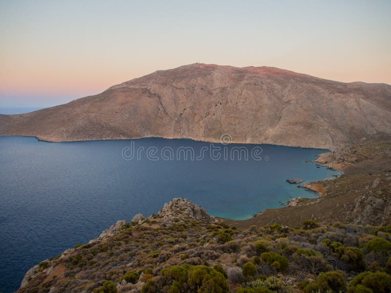 Tilos island, Greece stock photo. Image of tilos, hill - 85414266