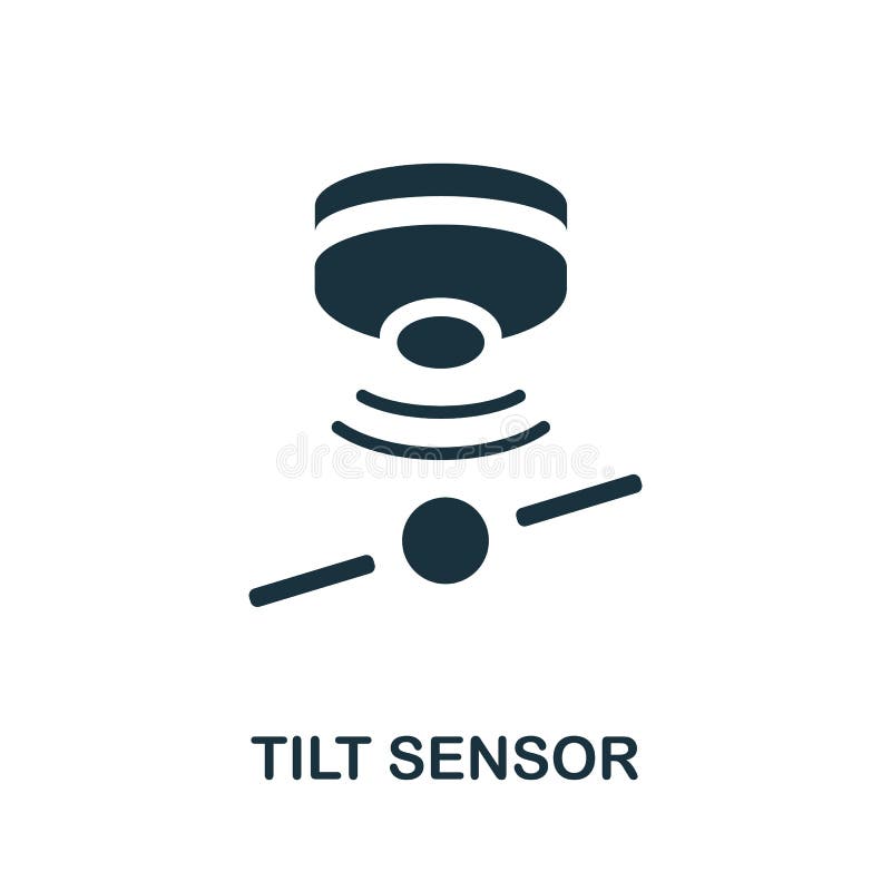 Tilt Sensor Icon. Simple Element from Sensors Icons Collection Stock ...