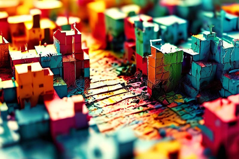 Tilt Shift Tessellation Tilt Shift a Digital Art Piece Featuring Stock ...