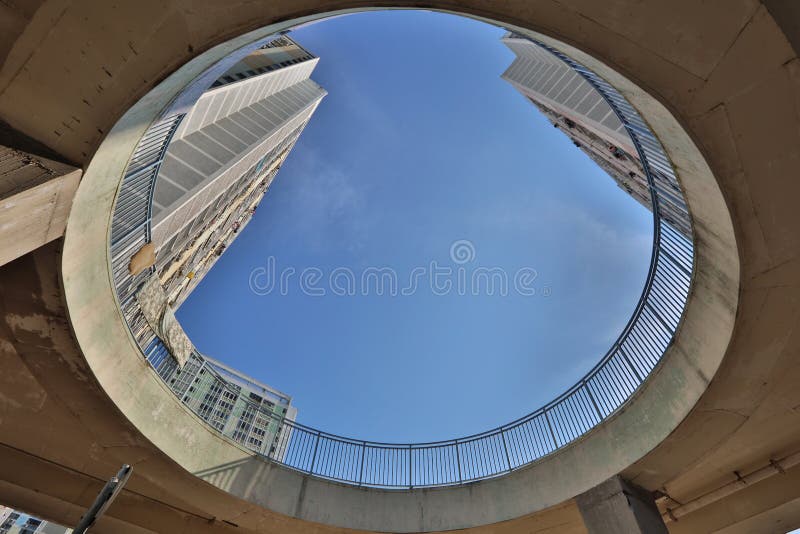Tilt Up Angle of the Building at Hk Stock Photo - Image of cityscape ...