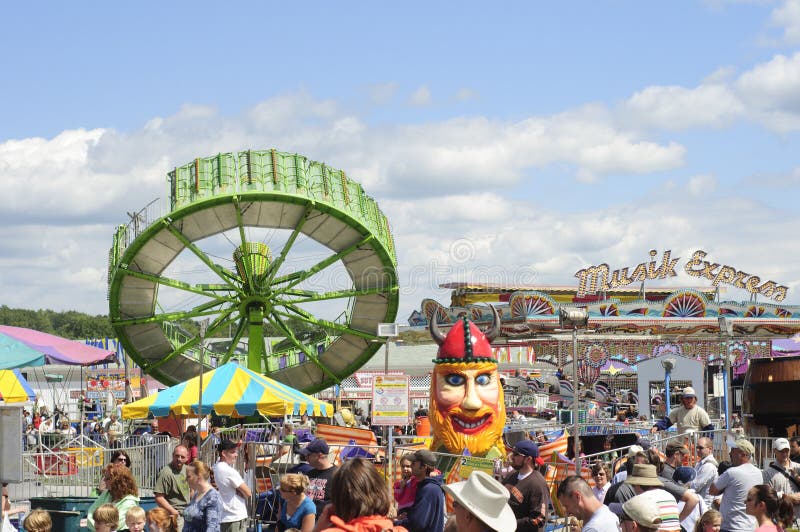 County fair rides editorial photography. Image of leisure - 15933047