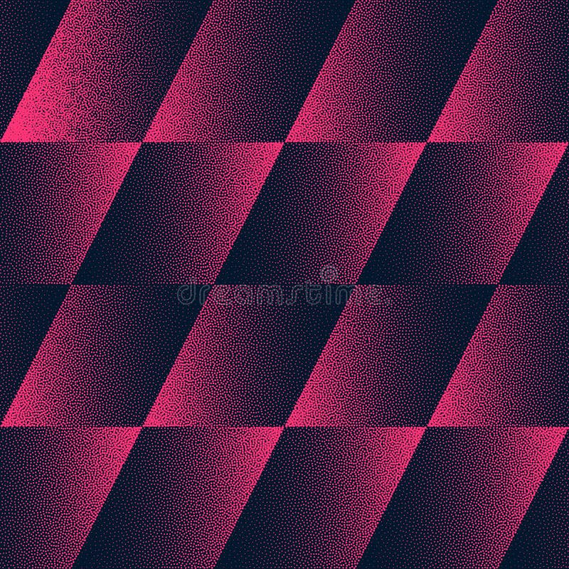 Tilted Chevron Seamless Pattern Trend Vector Pink Black Abstract ...