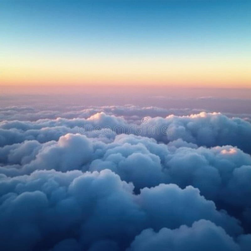 Tilted Cloud Layers, Fading Hues, Aerial Perspective, Cloudscape ...