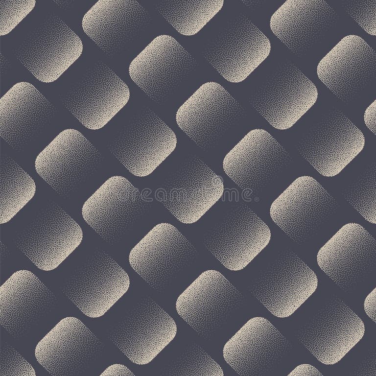 Tilted Dynamic Structure Seamless Pattern Vector Dot Work Abstract ...
