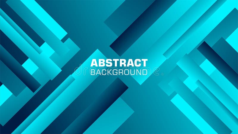 Tilted Rectangle Shape Abstract Background in Blue Color Stock Vector ...