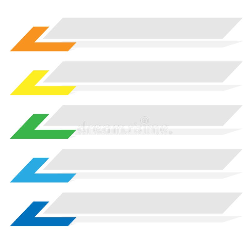 Tilted, Skew, Dynamic Rectangular Banner, Plaque, Button Shape with ...