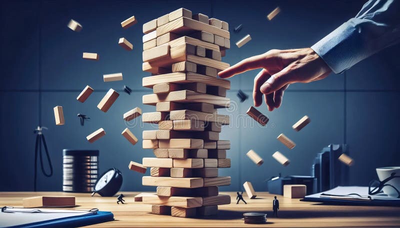 Precarious Jenga Like Structure Stock Photos - Free & Royalty-Free ...