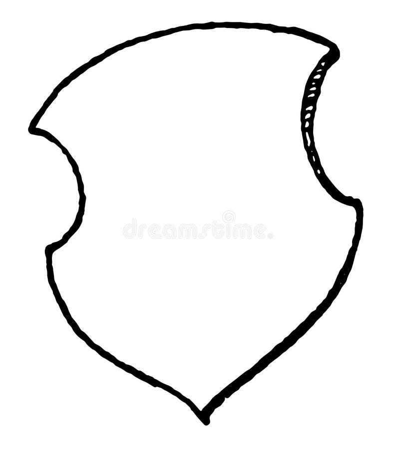Tilting Shield are Escutcheon in Heraldry, Vintage Engraving Stock ...