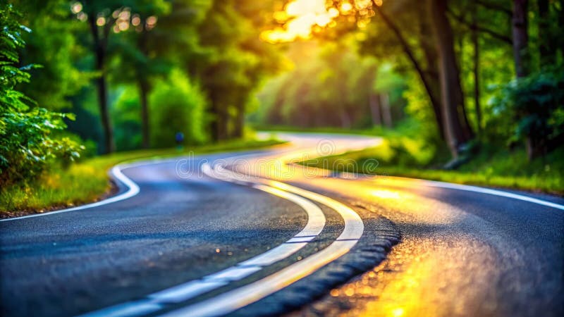 TiltShift Asphalt Road Design a Stunning Visual Aid for Landscape and ...