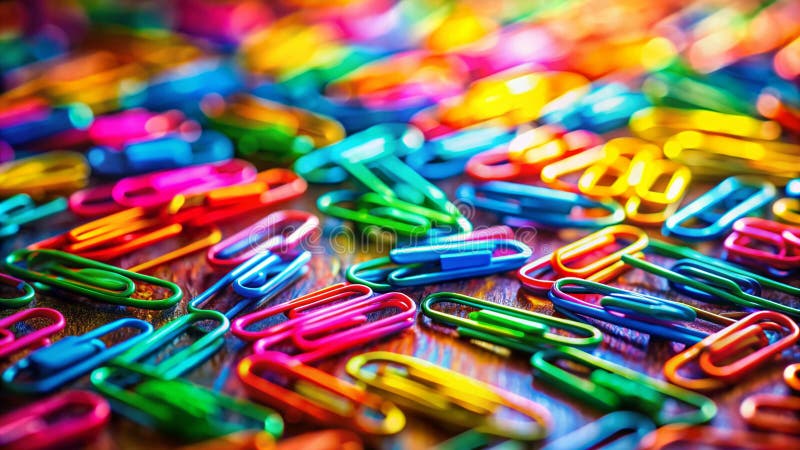 A TiltShift Perspective on a Miniature World Playful Paperclip Patterns ...