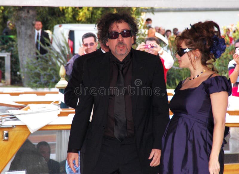 Tim Burton and Wife Helena Bonham Carter Editorial Photo - Image of ...