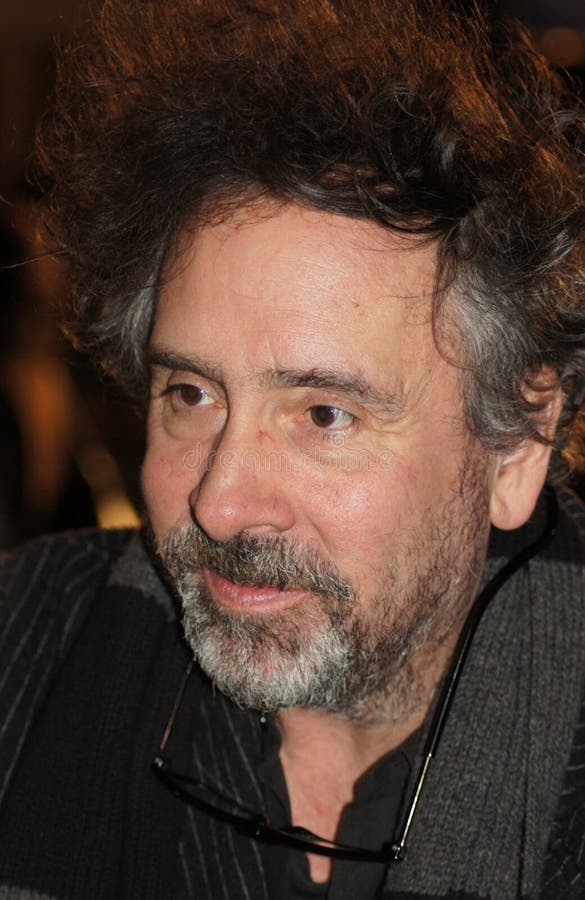 Tim Burton En Speech Premiere Del Rey Imagen editorial - Imagen de ...