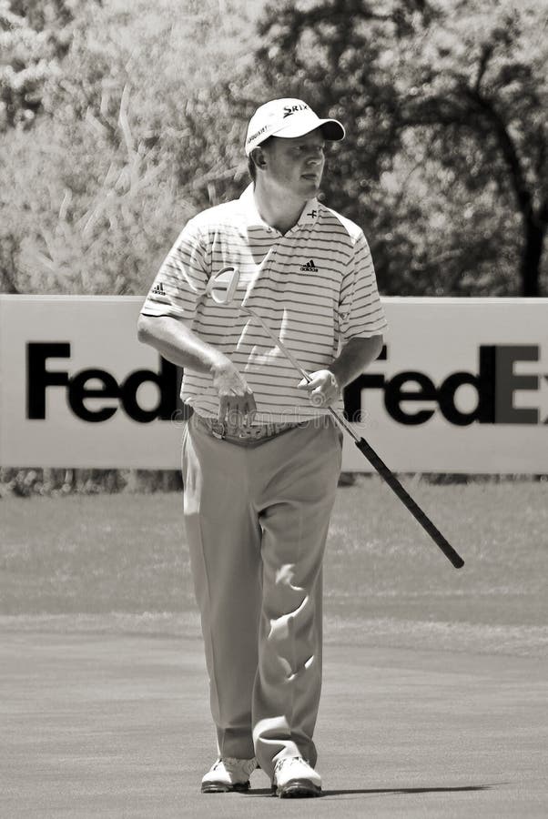 Tim Clark - Iron Shot editorial stock image. Image of international ...