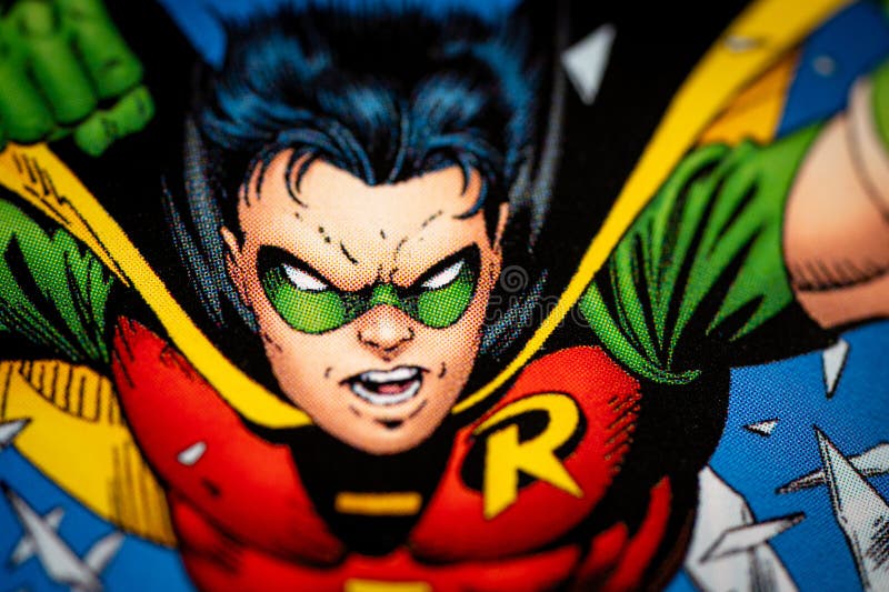 Tim Drake Superhero from a Comic Book. Editorial Image - Image of world ...